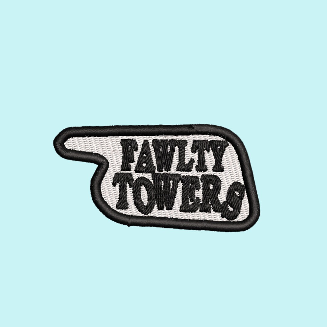 Fawlty Towers Play Theatre Embroidery Patch, Musical Theatre Gifts ...