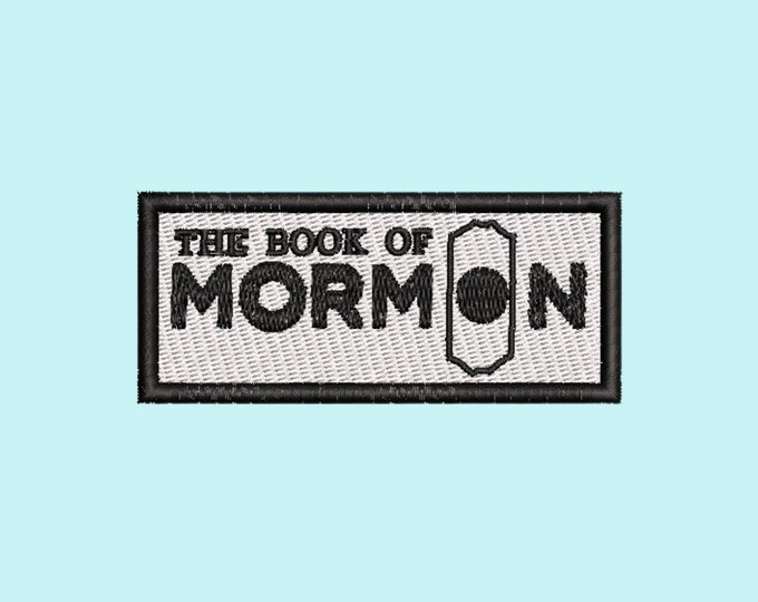 The Book of Mormon the Musical Theatre Embroidery Patch,musical Theatre ...