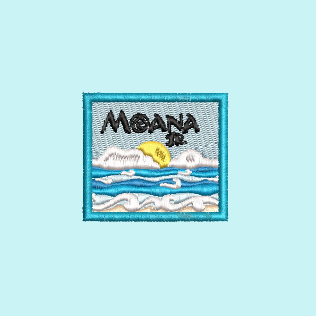 Moana JR Musical Theatre Embroidery Patch, Musical Theatre Gifts ...