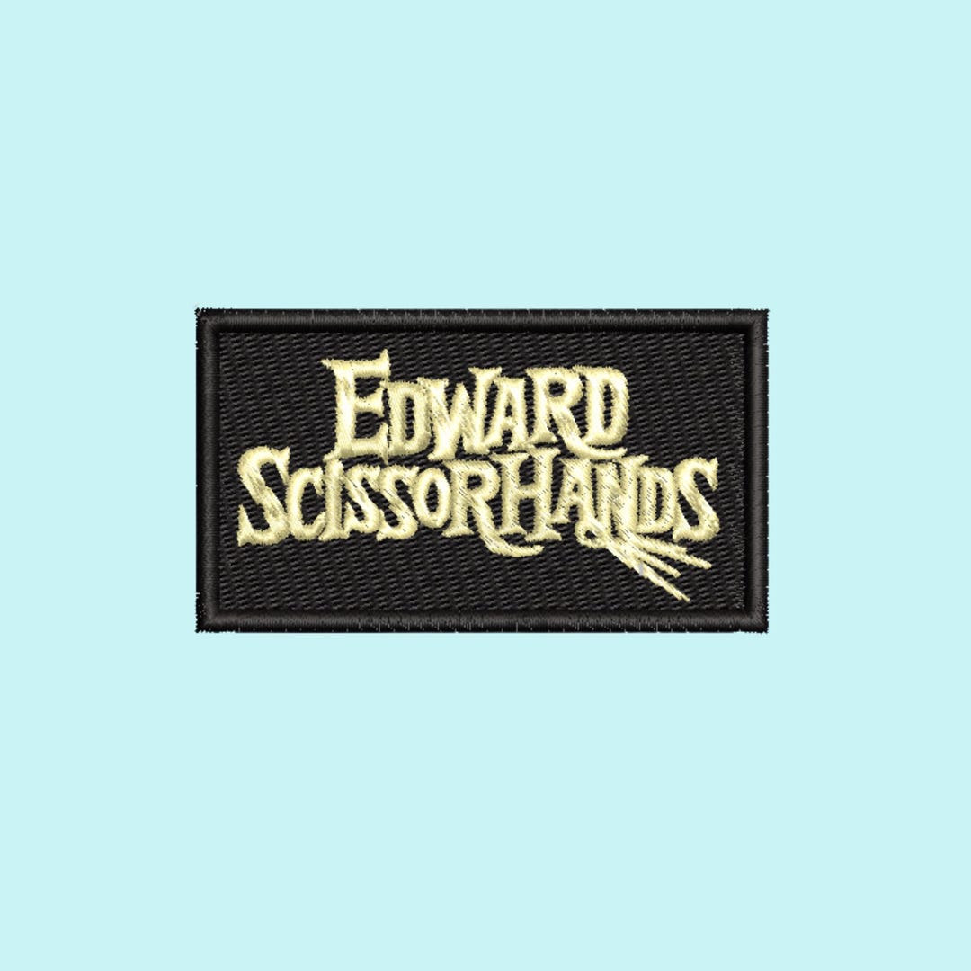 Edward Scissorhands Embroidered Patch - Musical Theatre Iron On - Etsy