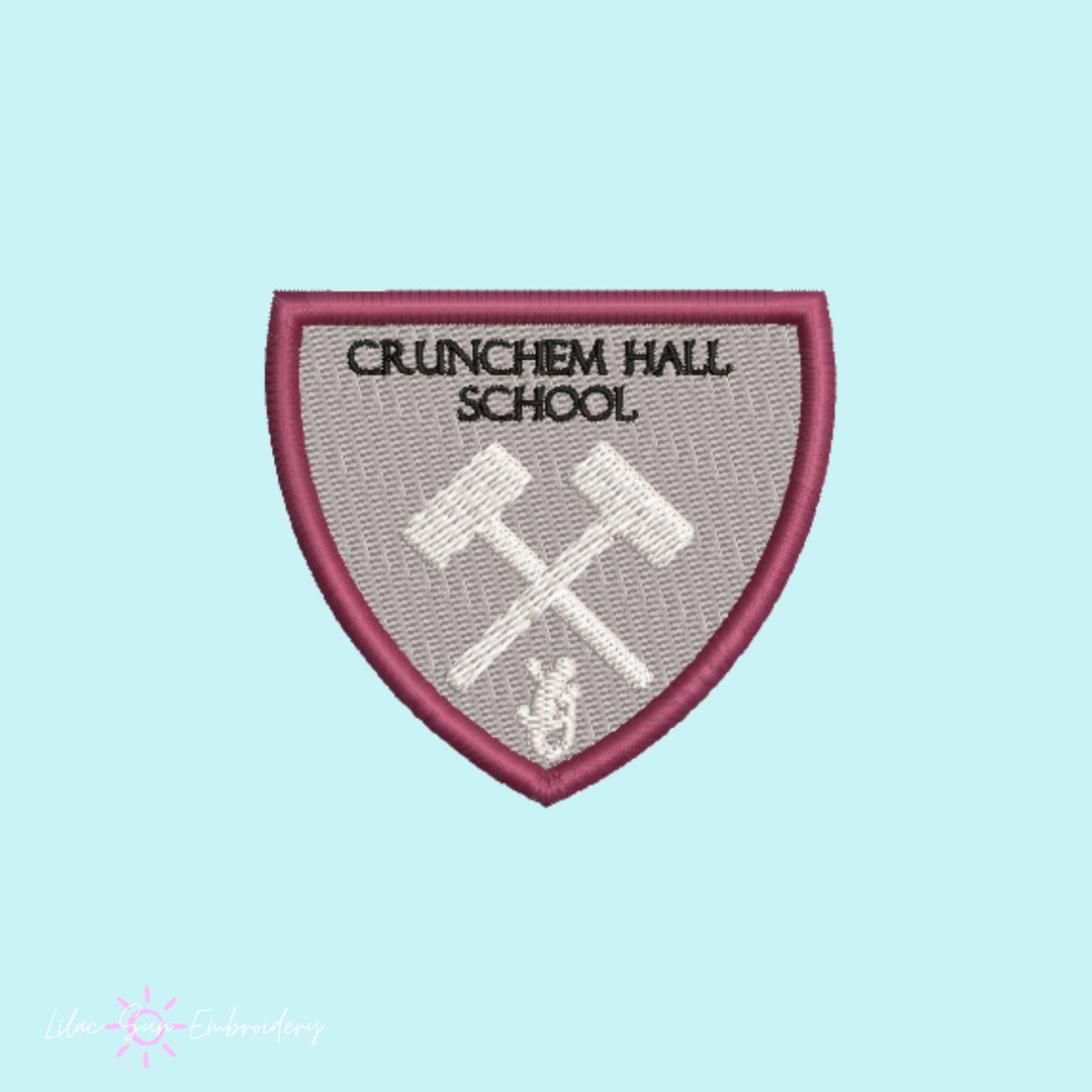Matilda Crunchem Hall Emblem Patch: Embroidered Iron-on Applique - Etsy