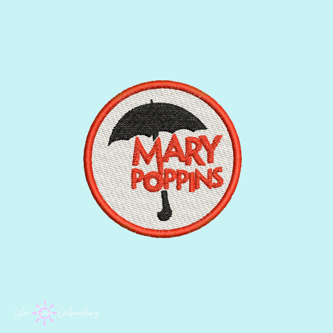 Flying Nanny Musical Theatre Embroidery Patch, Musical Theatre Gifts ...