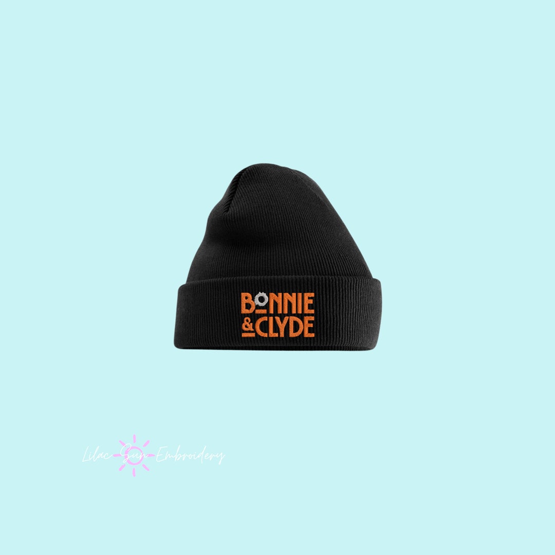 Bonnie and Clyde Musical Embroidered Beanie Hat: Theatre Gift - Etsy