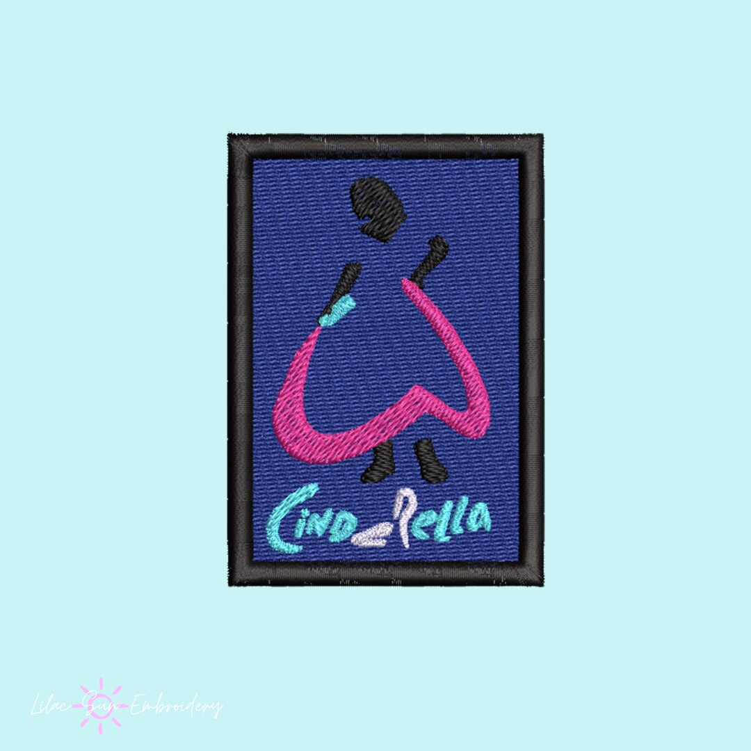 Cinderella Musical Theatre Embroidery Patch, Musical Theatre Gifts ...