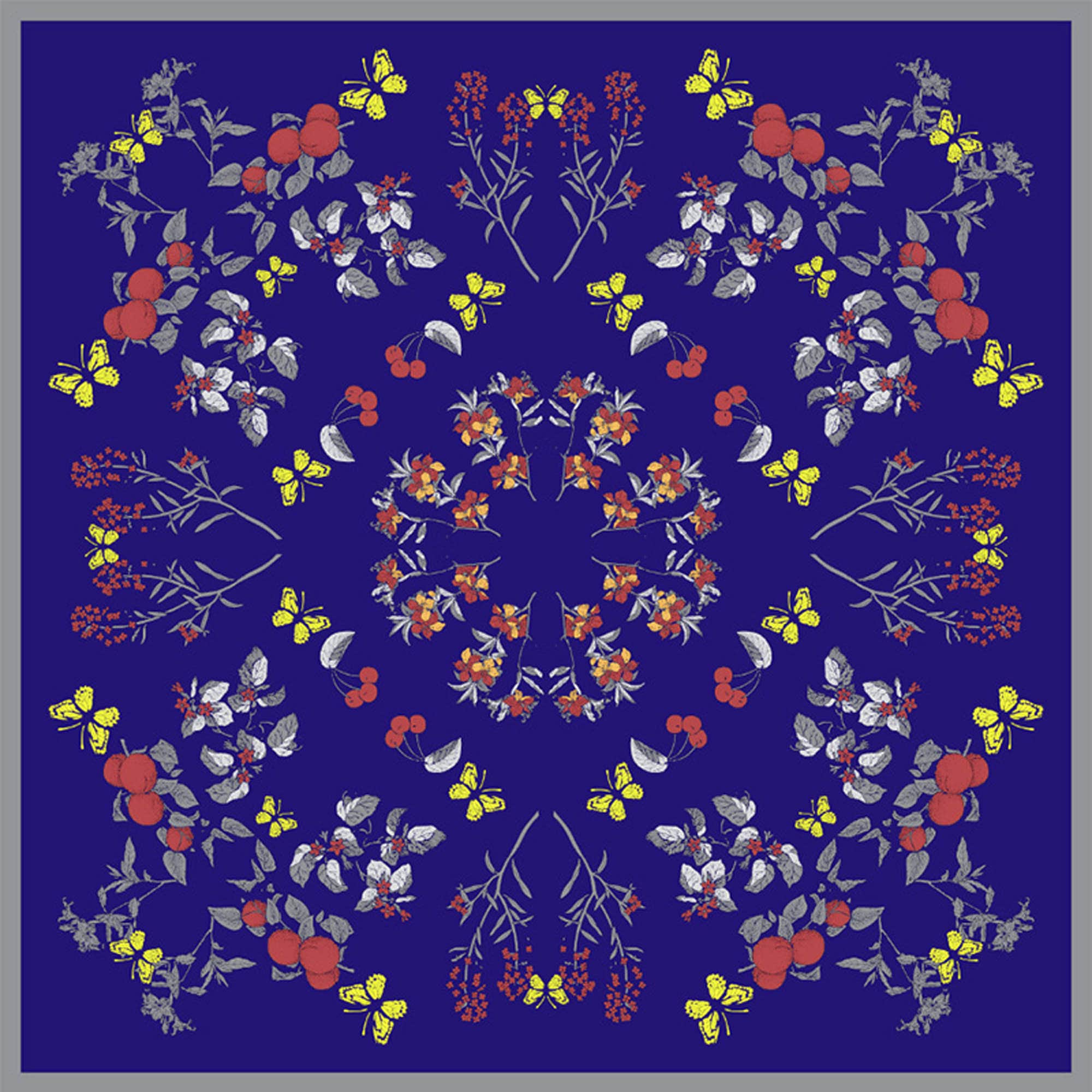Oscar Rossa 100% Mulberry Silk Scarf With Hand-rolled Edges ...