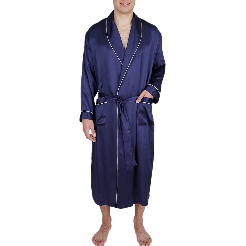 Mulberry Silk Dressing Gown - Etsy