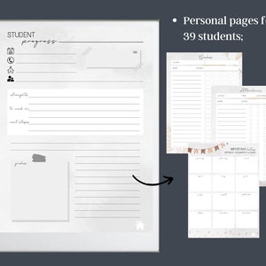 Remarkable 2 Teacher Book Planner Template | Digital Organiser ...