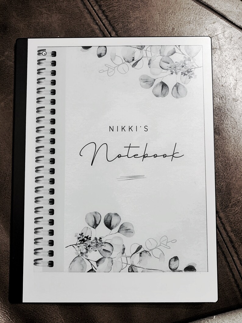 Remarkable Notebook Cover Template
