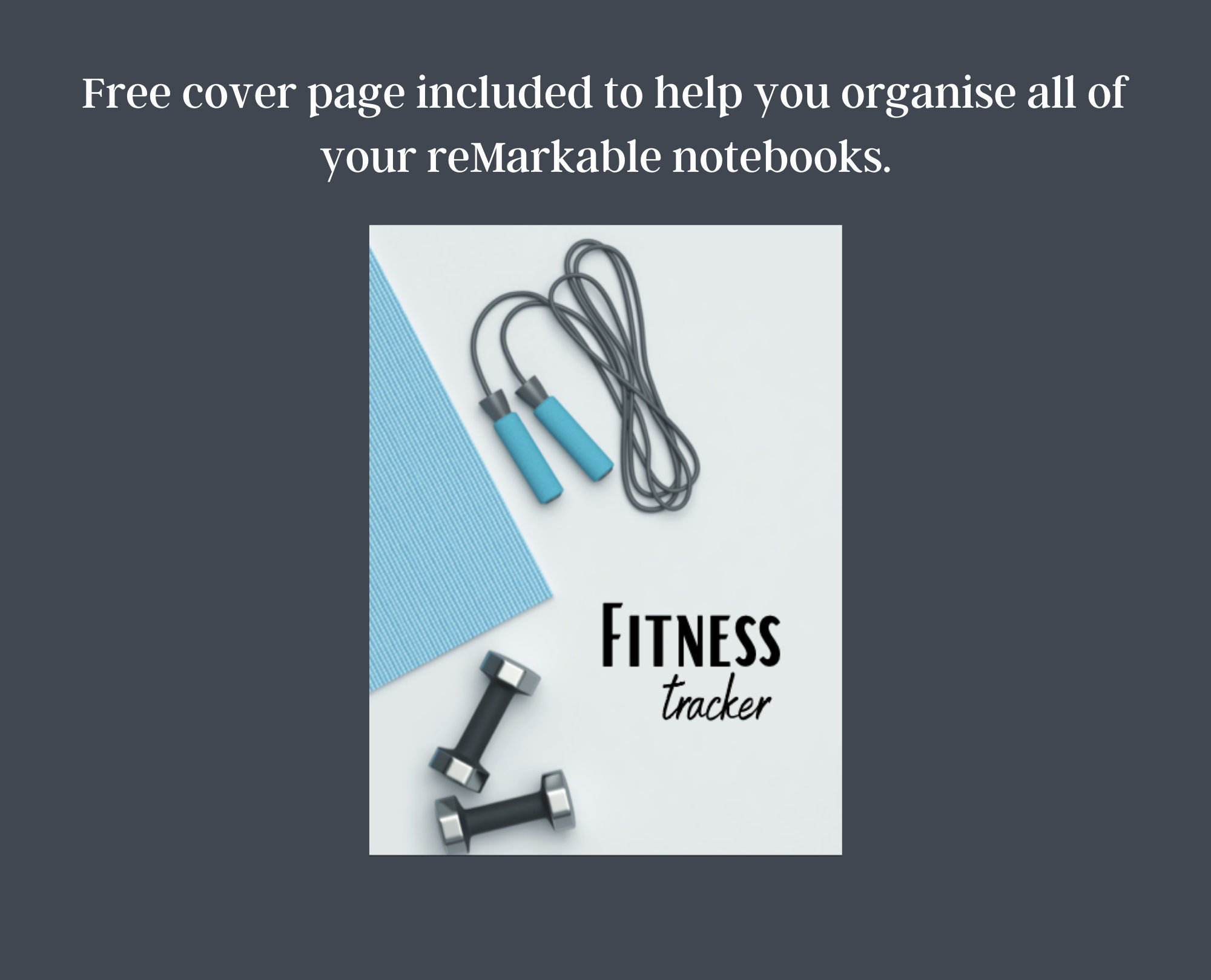 Remarkable 2 Fitness Weight Loss Tracker Planner Template - Etsy