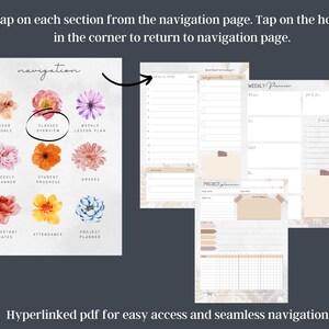 Remarkable 2 Teacher Book Planner Template | Digital Organiser ...