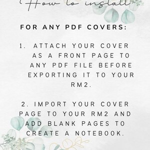 Remarkable 2 Personalised Notebook Cover Template Bundle Forest | Sleep ...