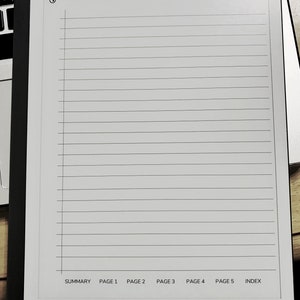 Remarkable 2 Work Notes Notebook Template | Meeting Minutes Business ...