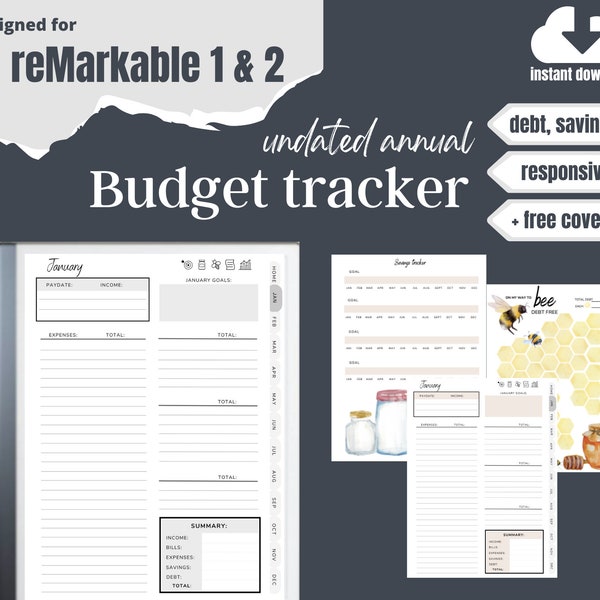 Remarkable 2 Templates - Etsy