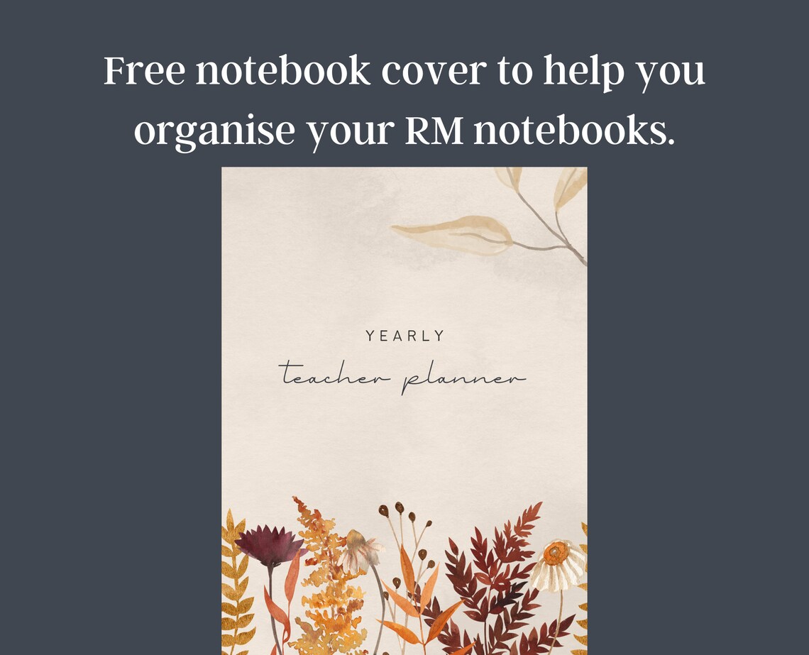 Remarkable 2 Teacher Book Planner Template Digital Organiser - Etsy