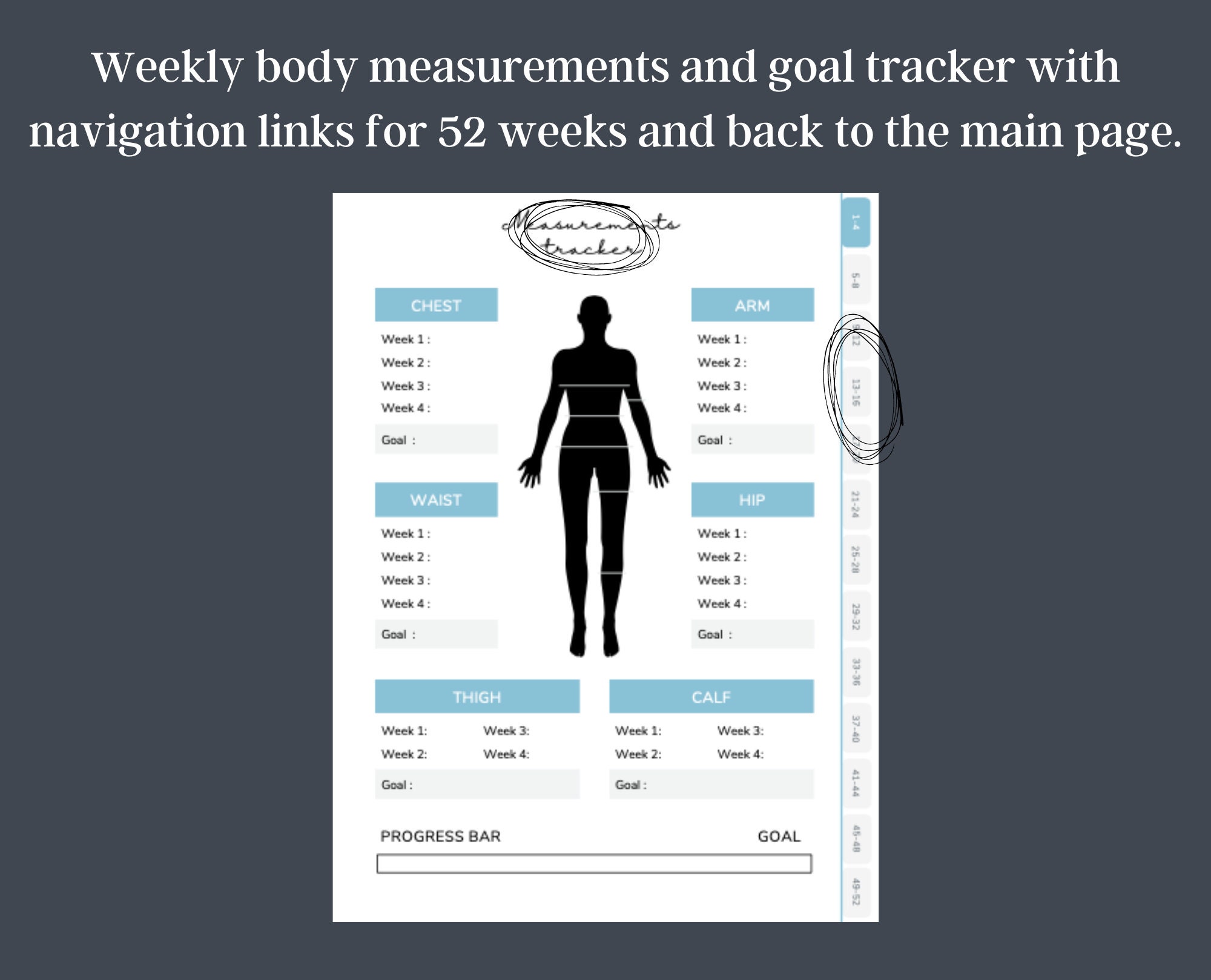 Remarkable 2 Fitness Weight Loss Tracker Planner Template - Etsy