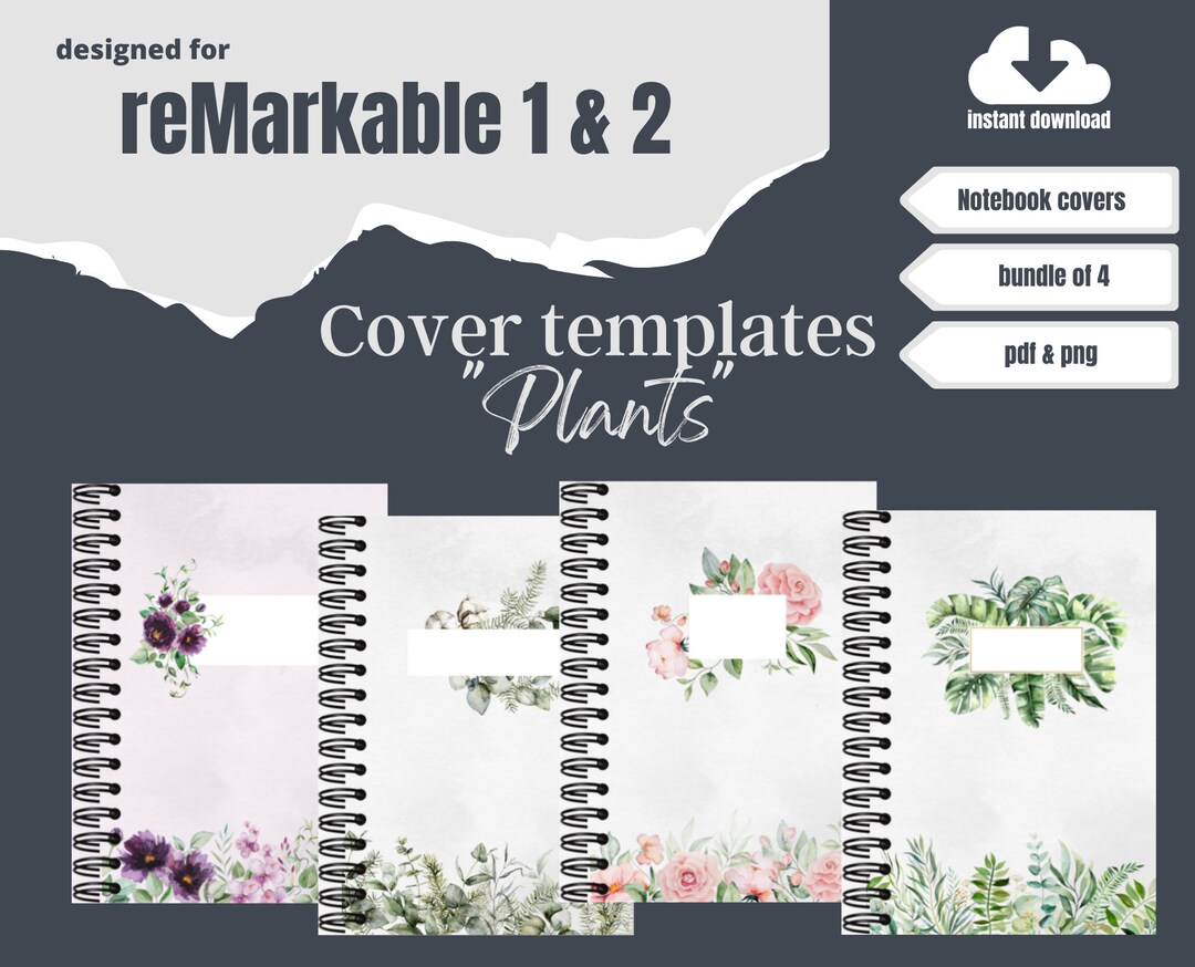 NOTEBOOKS & COVERS for Remarkable 2| Digital Template Bundle | Sleep ...