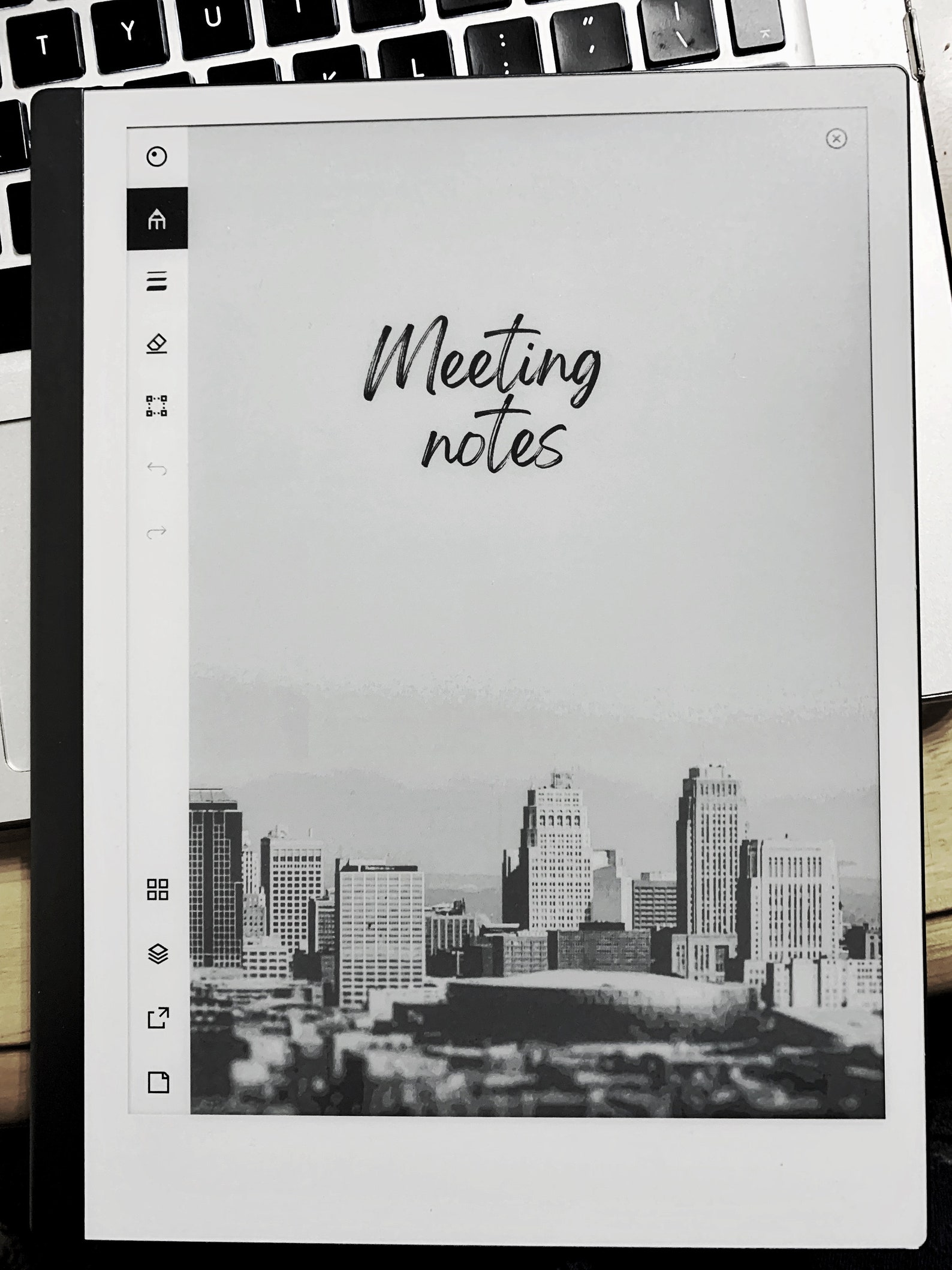 Remarkable 2 Work Notes Notebook Template | Meeting Minutes Business ...