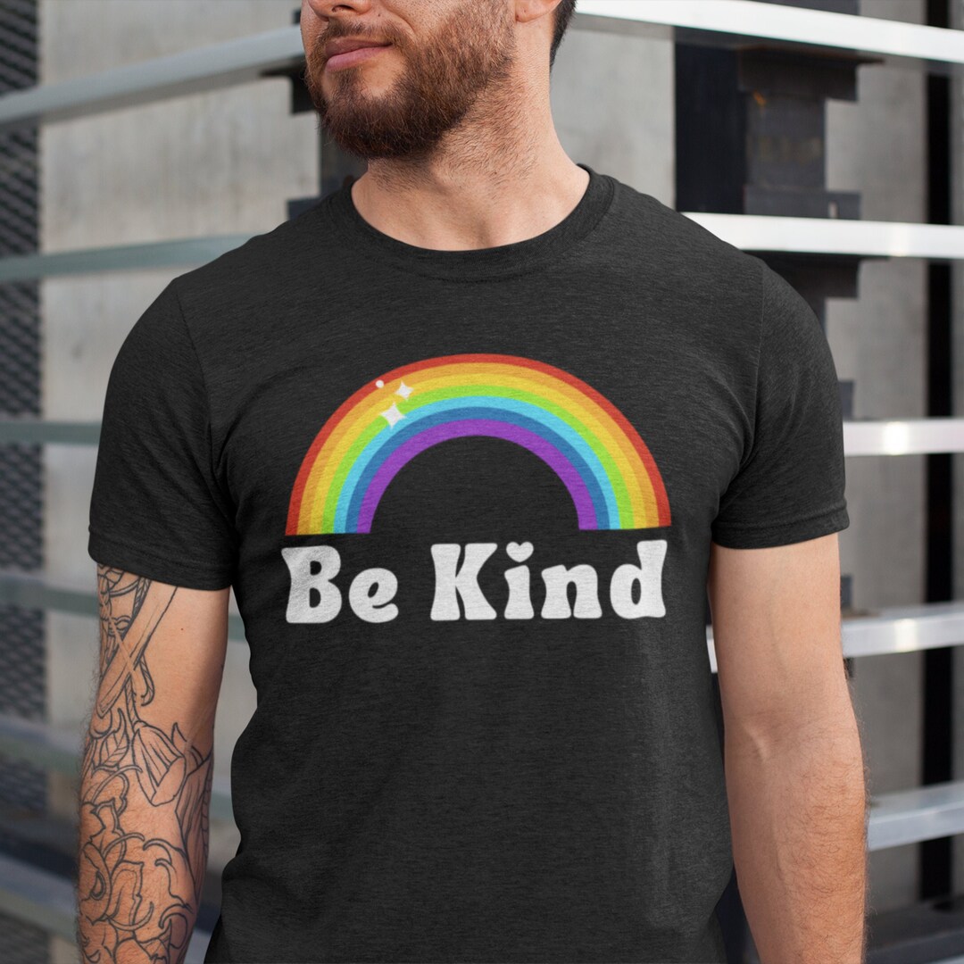 Be Kind Rainbow Tshirt Be Kind Pride Shirt LGBTQ Pride - Etsy