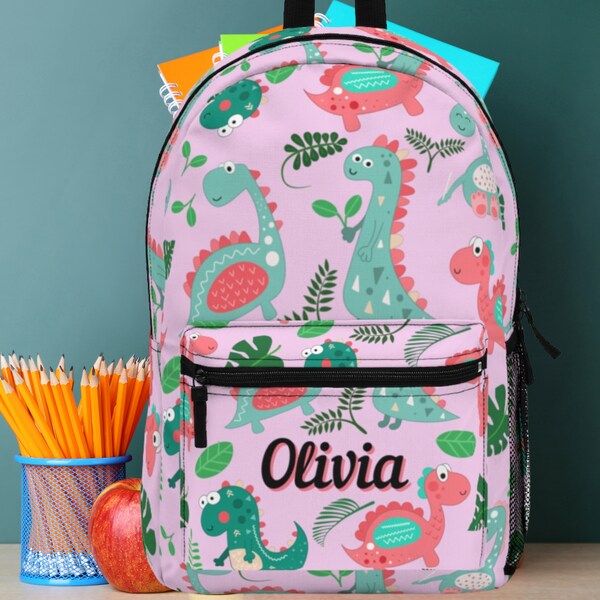 Dinosaur Backpack - Etsy