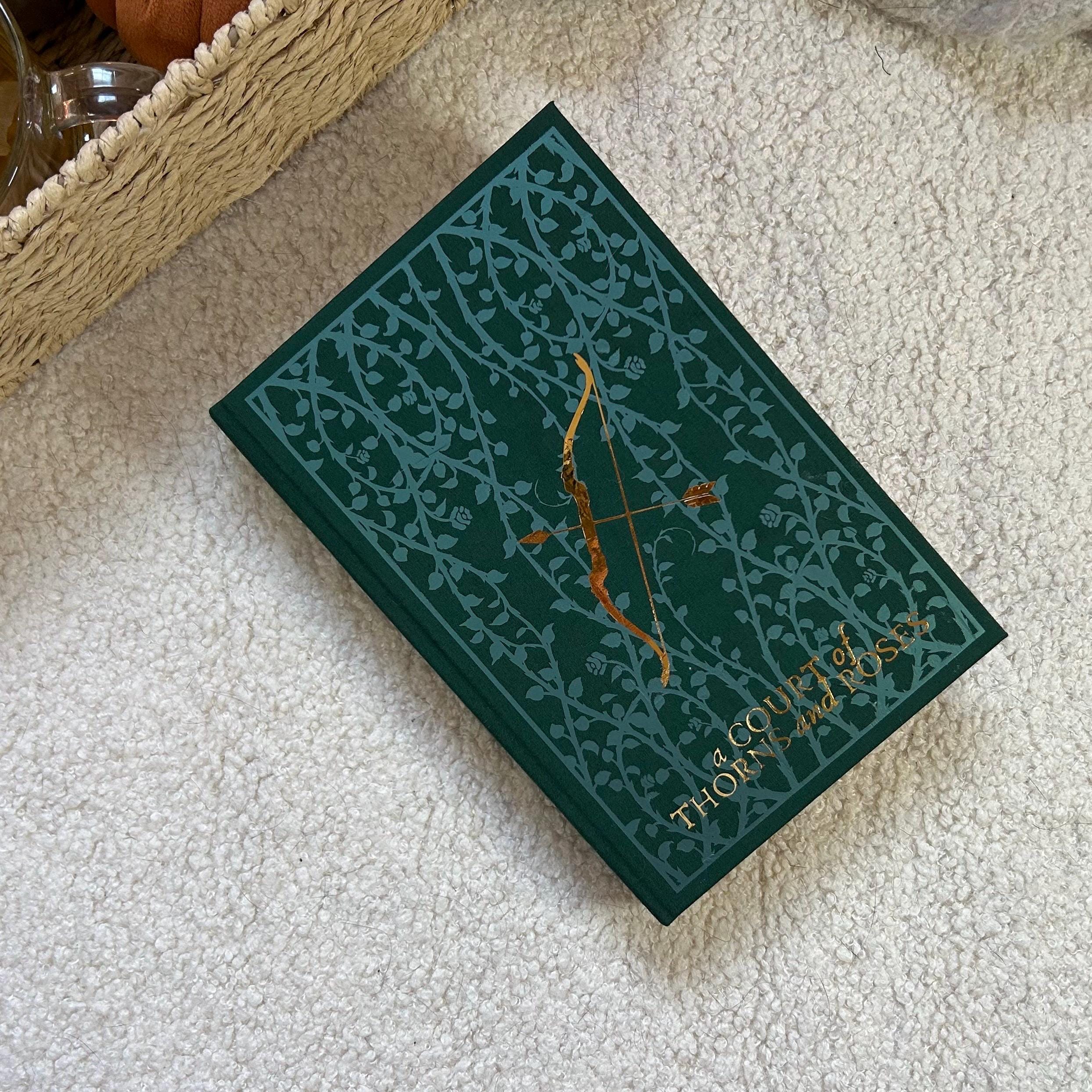 A Court of Thorns and Roses Hardback Cover for Paperback Books - Hand ...