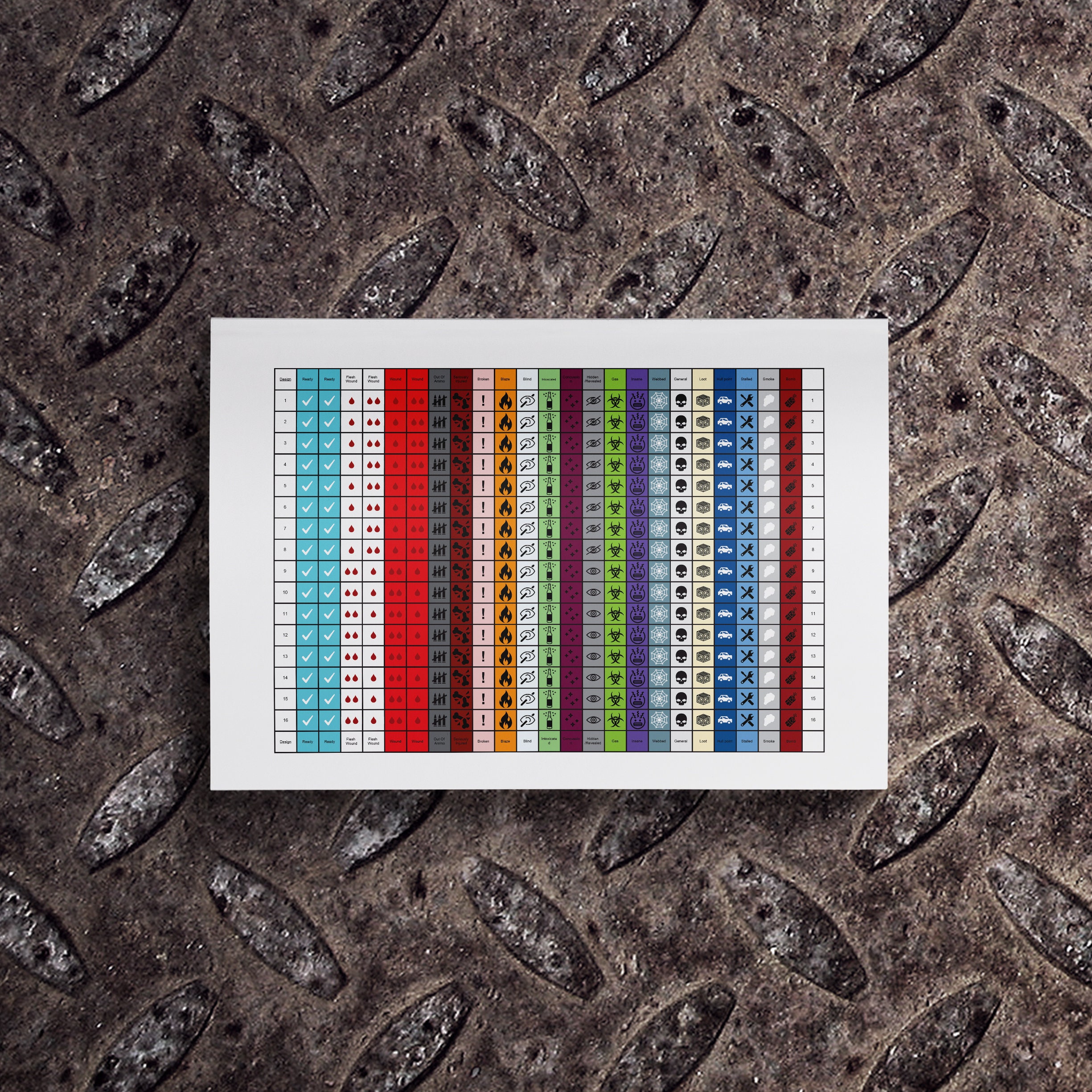 Printable Token Set Compatible With Necromunda Underhive and - Etsy