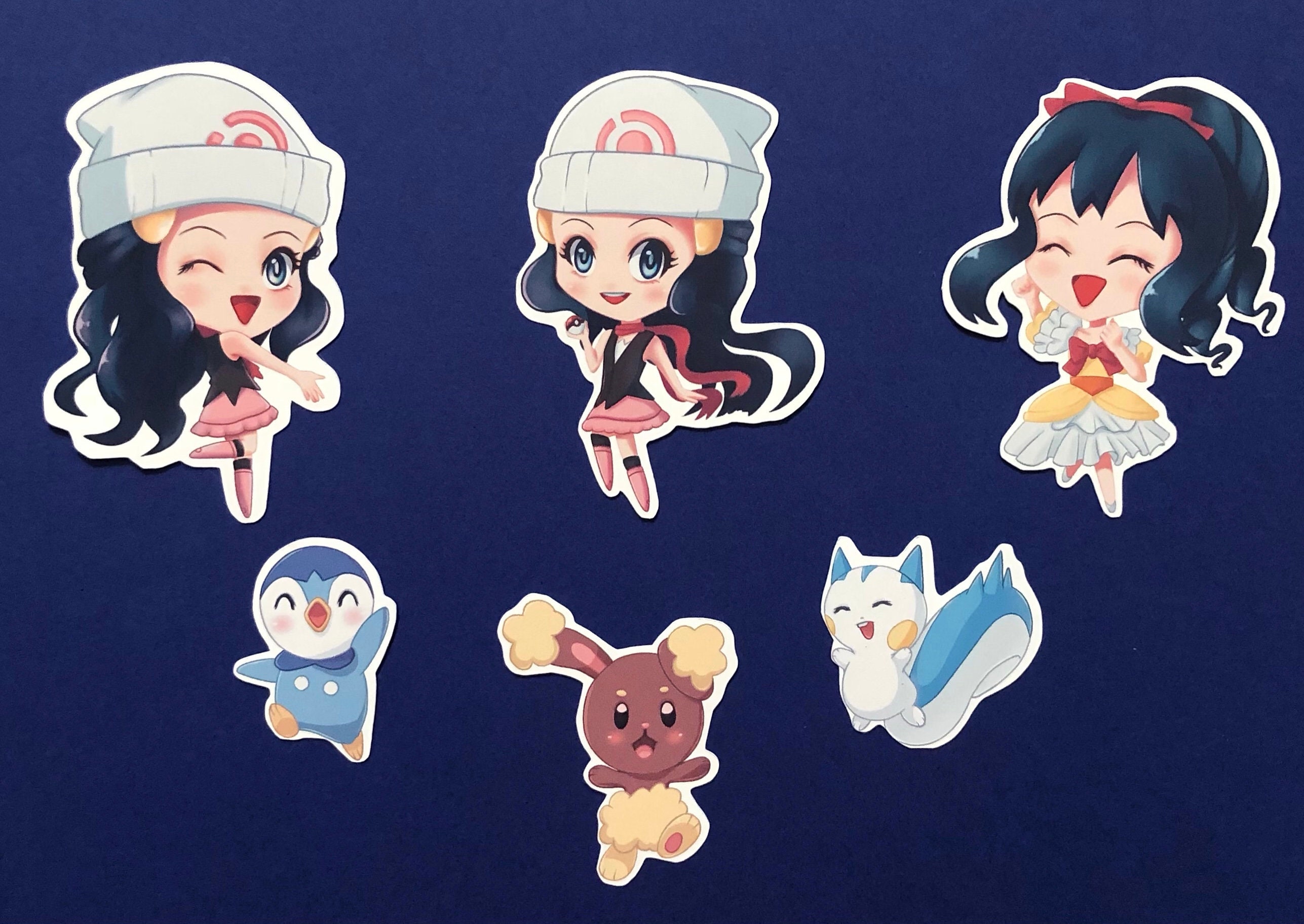 Pokemon Sticker Set - Etsy