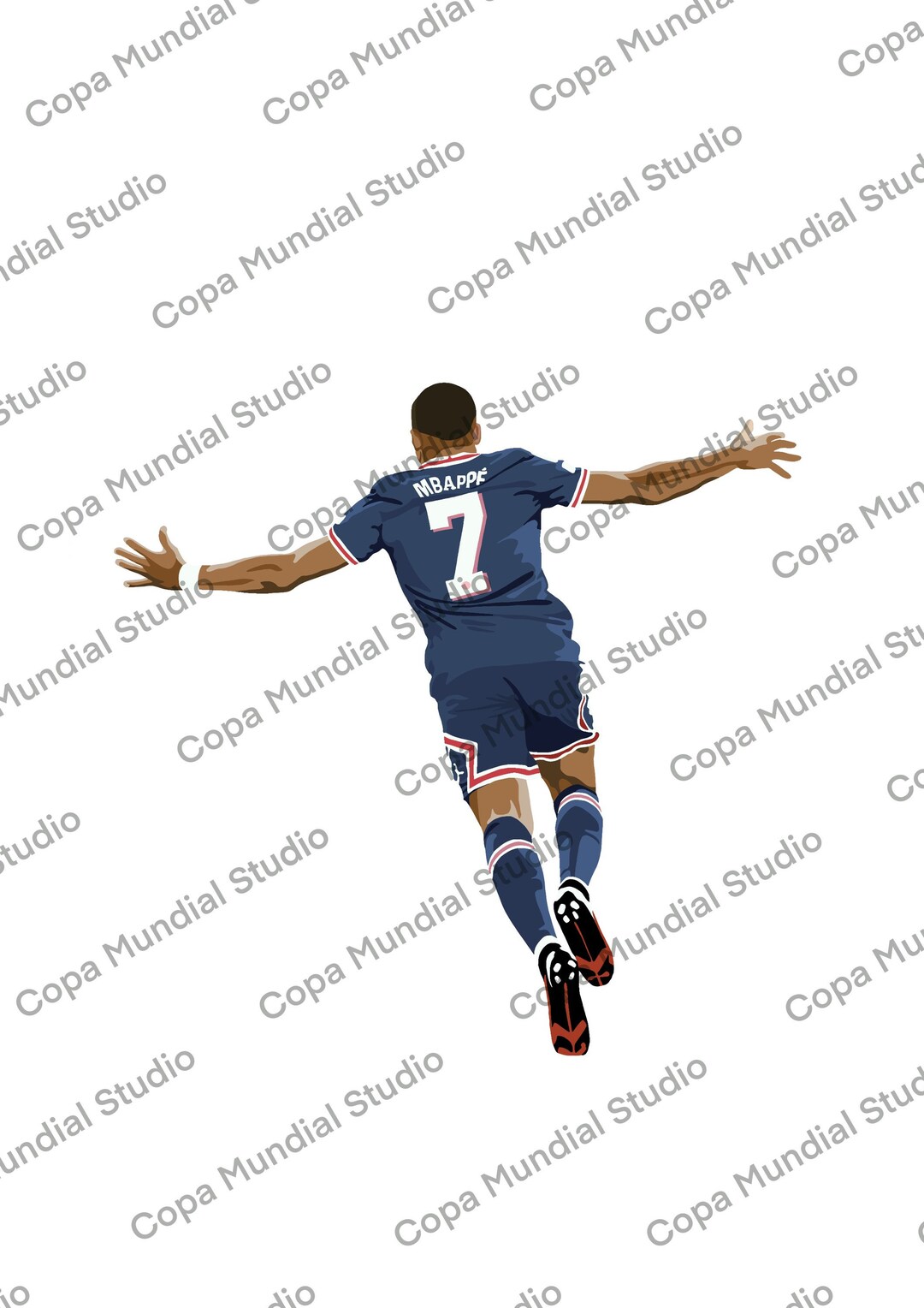 Kylian Mbappe PSG A4 Print - Etsy