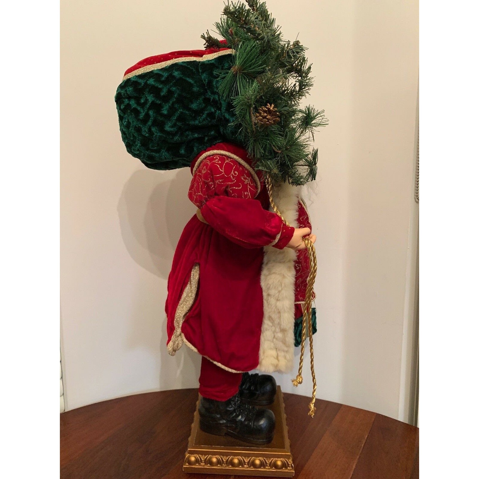 Bombay Company Santa With Presents and Sack Large Tabletop - Etsy