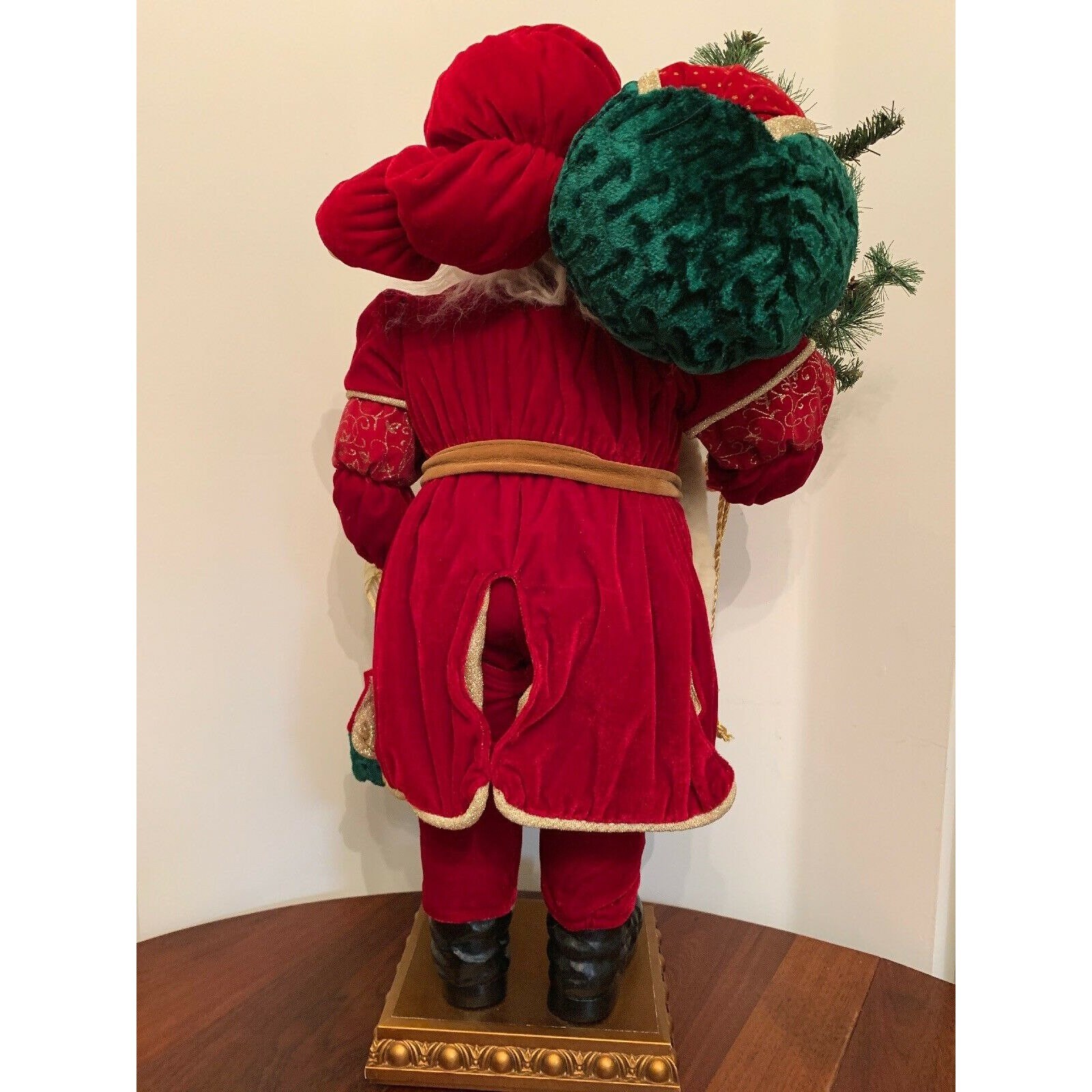 Bombay Company Santa With Presents and Sack Large Tabletop - Etsy