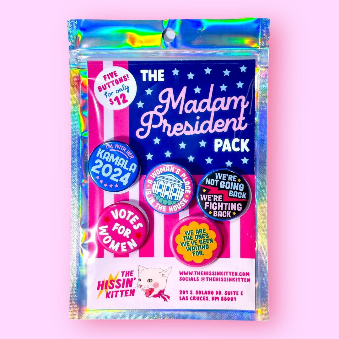 The Madam President Button Pack! - Etsy