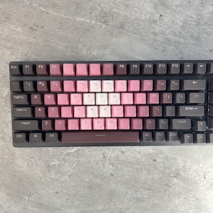 Gradient Blossom Keycap Set, OEM Profile, Shine-through, PBT, Cherry MX ...