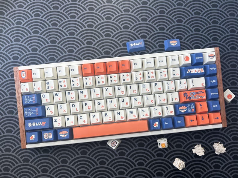 Ramen Ichiraku Keycap Set, Cherry Profile - Etsy