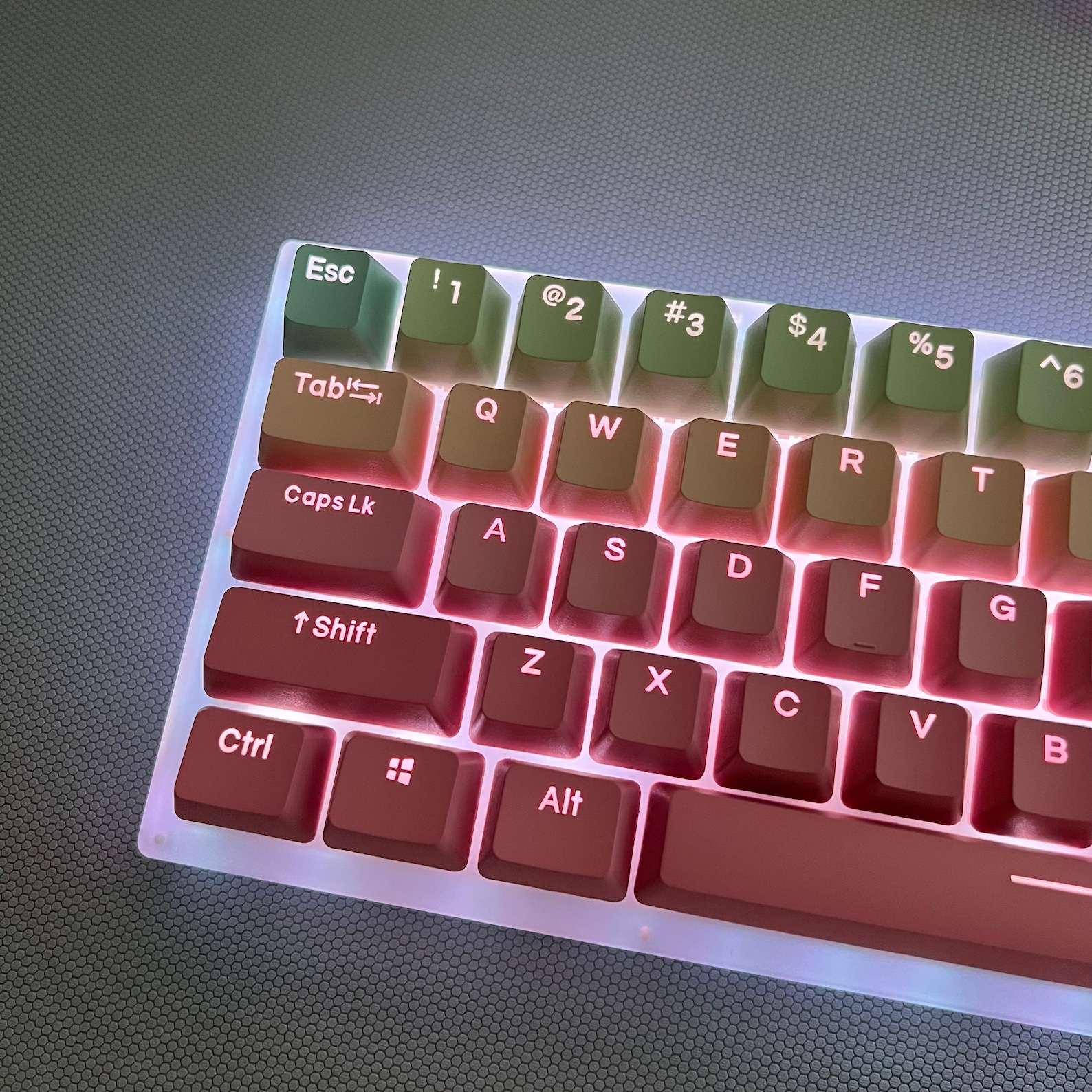 Gradient Pastel Keycap Set OEM Profile Shine-through PBT - Etsy
