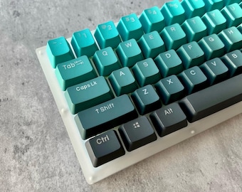 Gradient Matcha Side-printed Keycap Set, OEM Profile, Shine-through ...