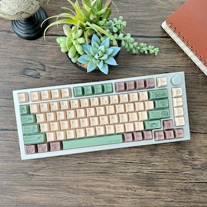 Vintage Look Keycap Set, Cherry Profile, PBT, Cherry MX Stem, Dye-sub ...