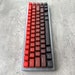 Gradient Black and Red Keycap Set, OEM Profile, Shine-through, PBT ...