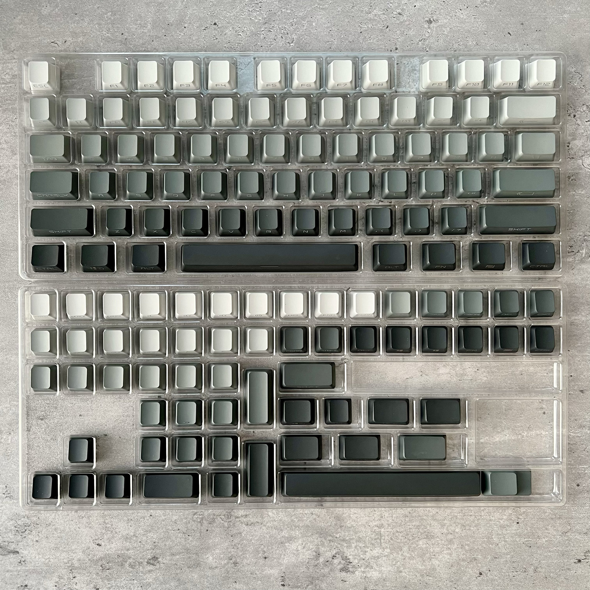 Gradient Shadow Side-printed Keycap Set OEM Profile - Etsy