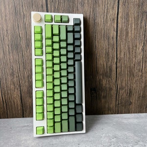 Gradient Matcha Side-printed Keycap Set, OEM Profile, Shine-through ...