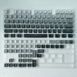 Gradient Shadow Keycap Set, OEM Profile, Shine-through, PBT, Cherry MX ...