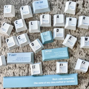 Clean Code Keycap Set Cherry Profile PBT Coiled Cable - Etsy