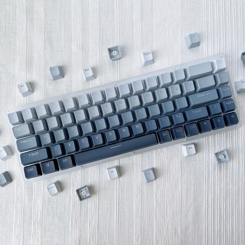 Gradient Shadow Keycap Set OEM Profile Shine-through PBT - Etsy