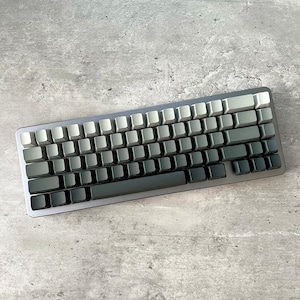 Gradient Shadow Side-printed Keycap Set, OEM Profile, Shine-through ...