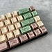 Vintage Look Keycap Set, Cherry Profile, PBT, Cherry MX Stem, Dye-sub ...