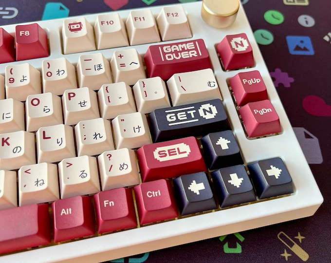 Retro Classic 9009 PBT Cherry MX Keycap Set 141 Pcs - Etsy