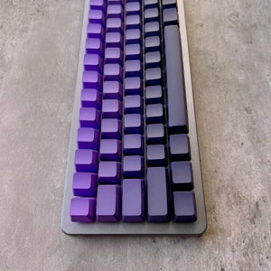 Gradient Purple Side-printed Keycap Set OEM Profile - Etsy