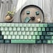 Green Tea Keycap Set, Cherry Profile, Aesthetic Design, PBT, Cherry MX ...