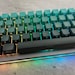 Gradient Green Side-printed Keycap Set, OEM Profile, Shine-through, PBT ...