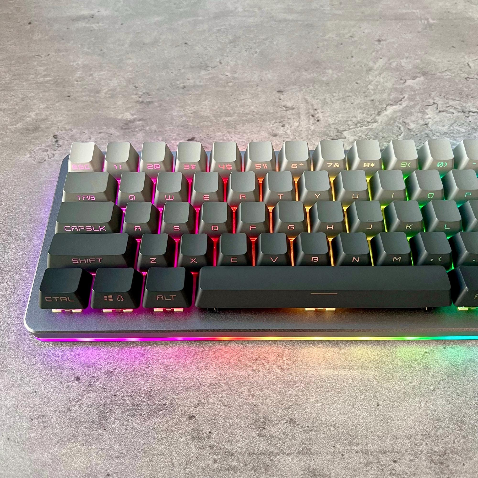Gradient Shadow Side-printed Keycap Set, Shine-through , OEM Profile - Etsy