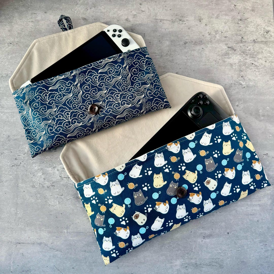 Carrying Cases for Gaming Consoles, Switch, Steam Deck Handmade, Soft ...