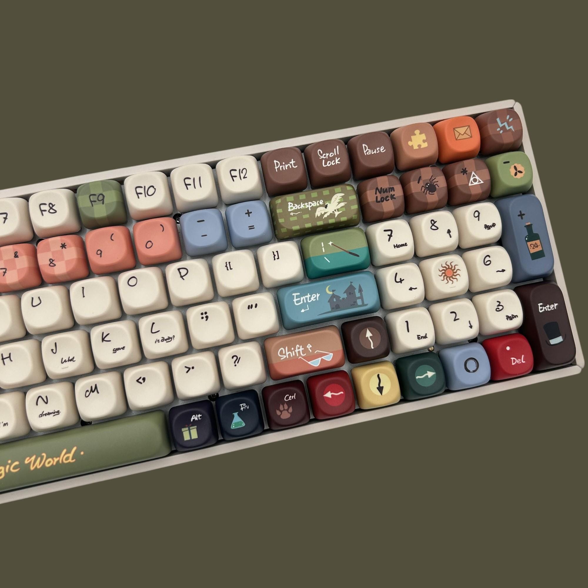 Magic World Keycap Set, MOA and Cherry Profile Options - Etsy